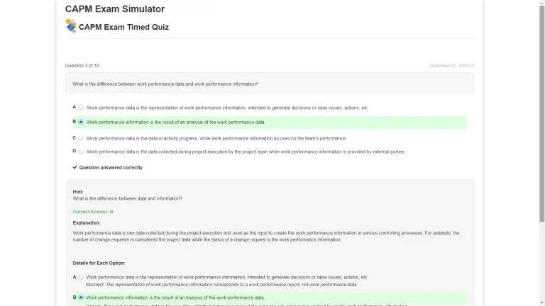 Best CAPM Practice Test Simulator [2024 Exam Questions] | PM-by-PM